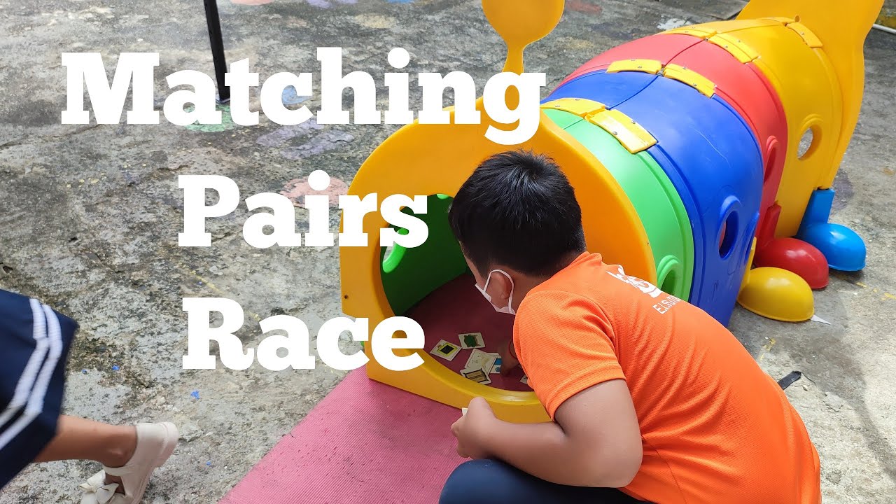 Matching Pairs Team Race - Fun game for PE classes and school parties ...
