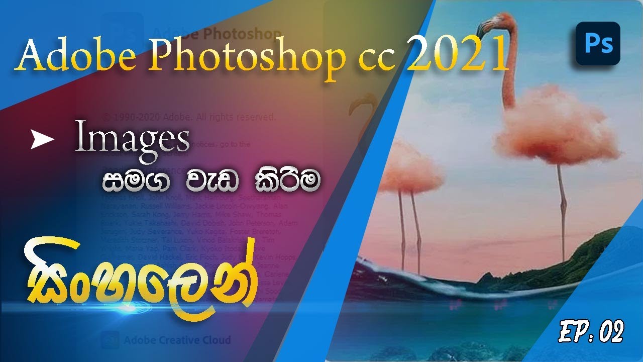 Working with Images - EP02 | Adobe Photoshop cc 2021(Sinhala) - YouTube