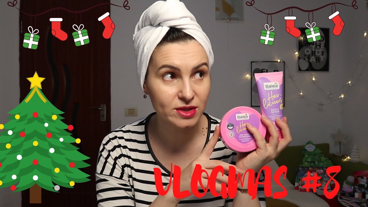 Vlogmas 8 | Gama Hairlicious de la Balea si bentita Ebelin pentru bucle ...