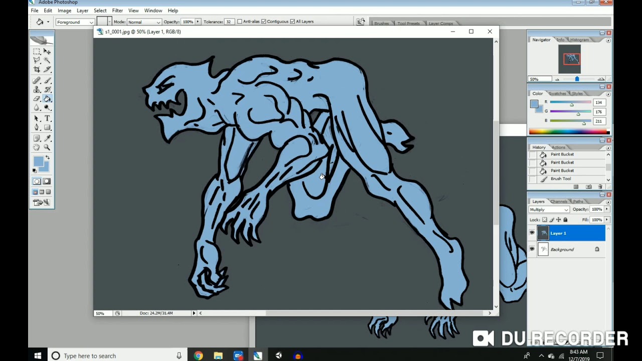 Sprite Digital Coloring Pt 1 - YouTube