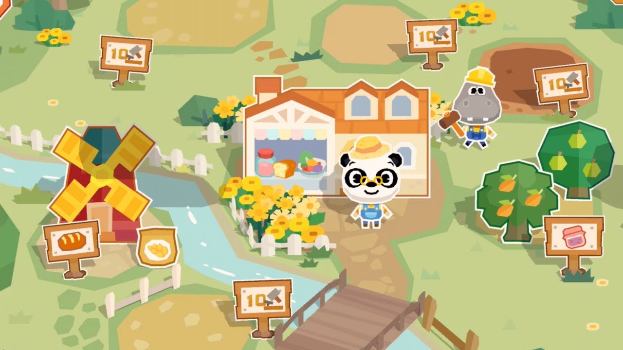 Dr. Panda Farm 🐼 GROW AND EXPAND YOUR FARM! - YouTube