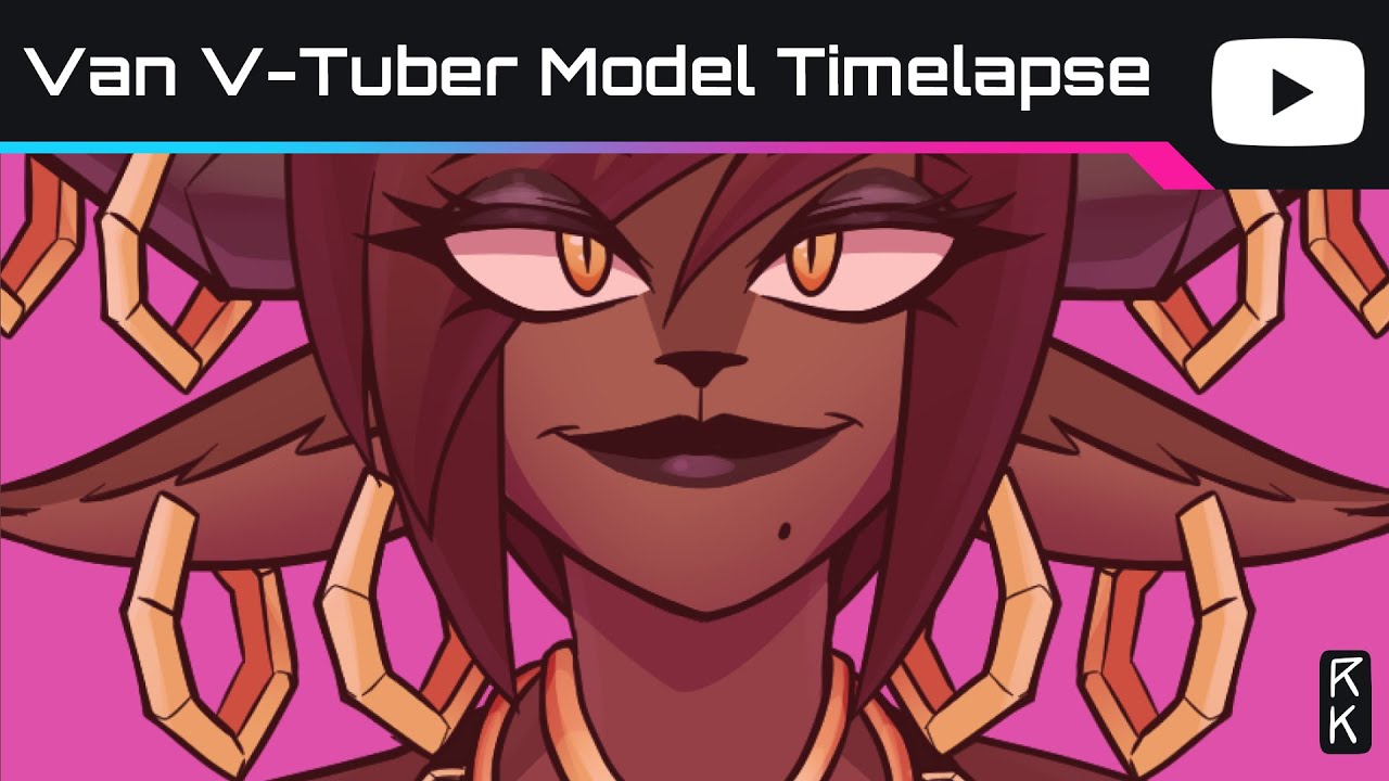 RKzero10 | Van V-Tuber Model Timelapse - YouTube