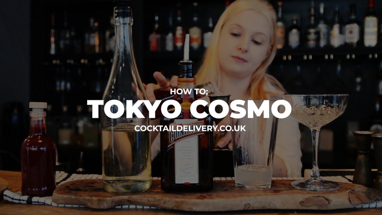 Tokyo Cosmo - How to; Cocktail Delivery.co.uk - YouTube