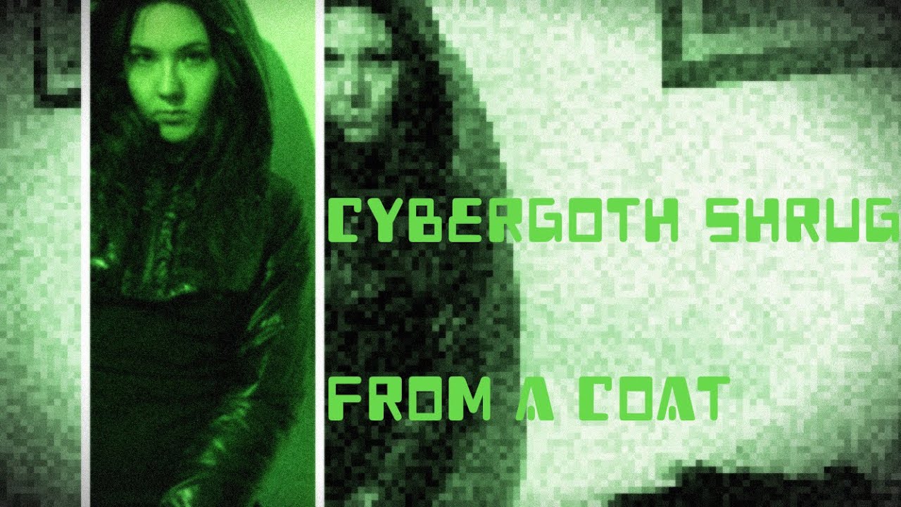 Cyber Goth Shrug from a coat DIY | Heidi Hazardous #cybergoth - YouTube