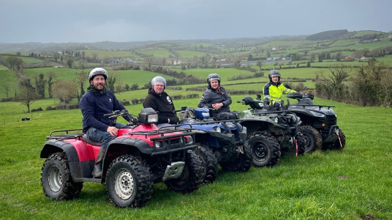 Quad training with Ifarm Wefarm, sheep school and drown dairies - YouTube