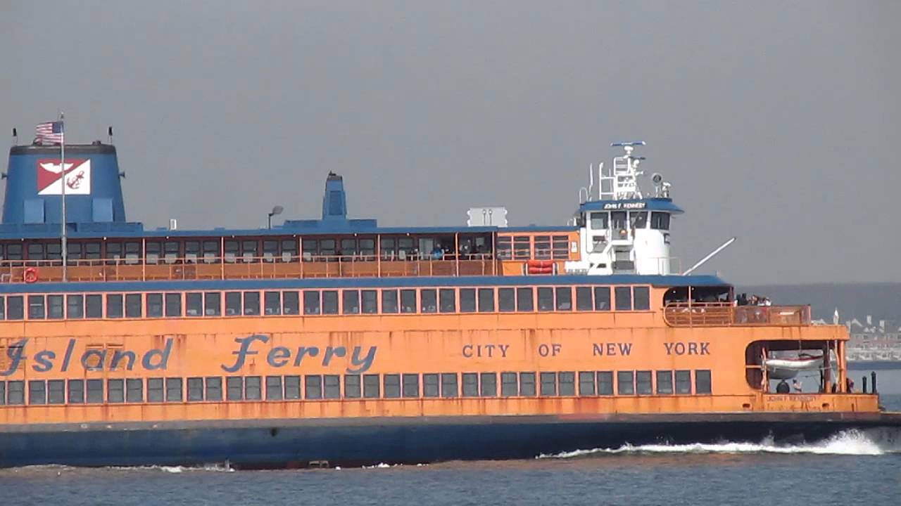 Staten Island Ferry John F Kennedy - YouTube