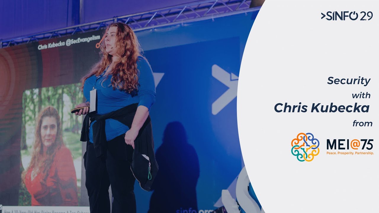 SINFO 29 - "Empowering All the Cybers" - Chris Kubecka - YouTube