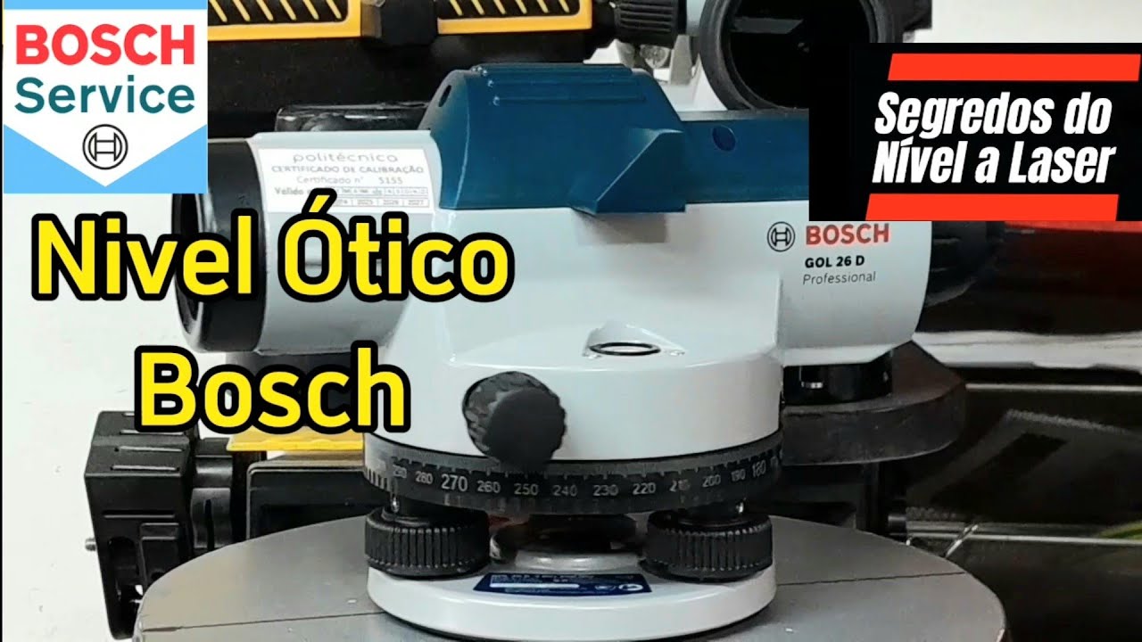 Nivel Ótico da Bosch GOL 26D - os detalhes e recursos - YouTube