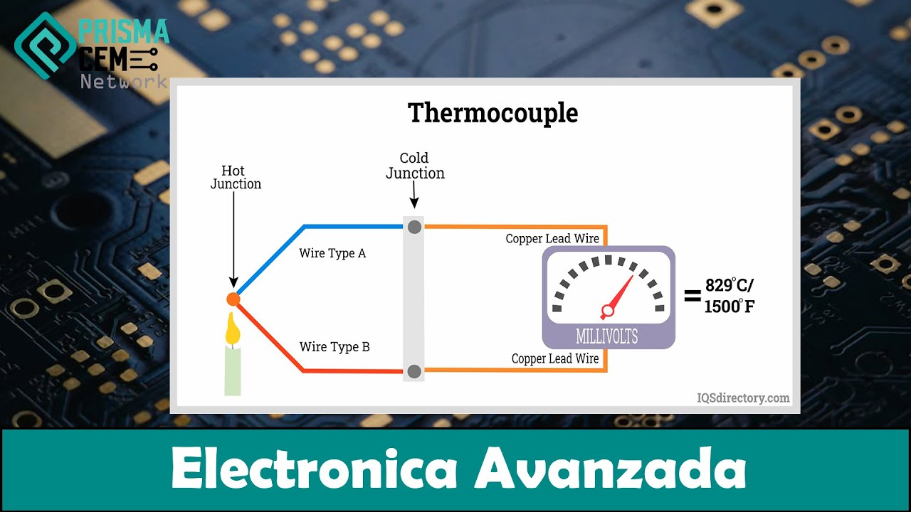 Termopares - Aprende a utilizarlos #electronica - YouTube