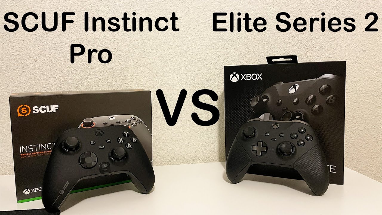 SCUF Instinct Pro VS Microsoft Elite Series 2 (Comparison) - YouTube