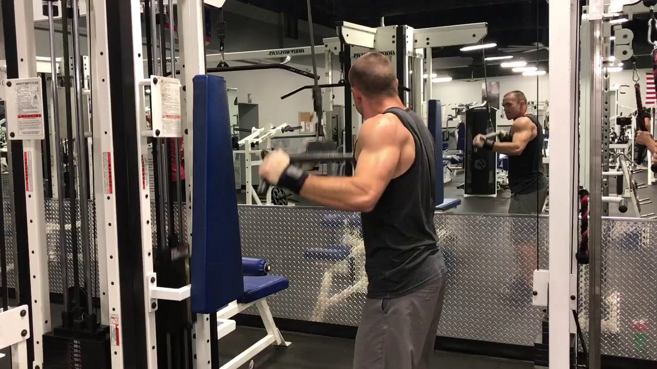 Wide Grip Push Downs - YouTube