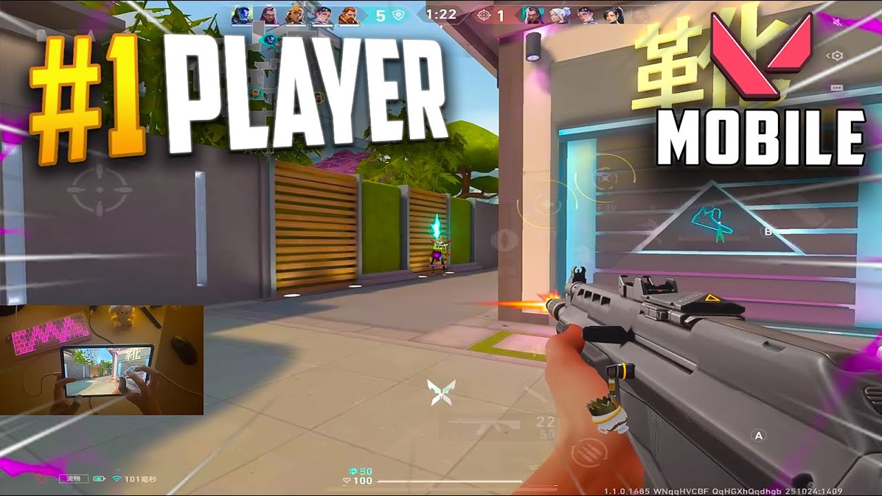 #1 Valorant Mobile Player Handcam Gameplay on iPad Pro 120 FPS 🔥 Full ...