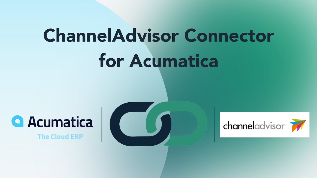 ChannelAdvisor Connector for Acumatica - YouTube