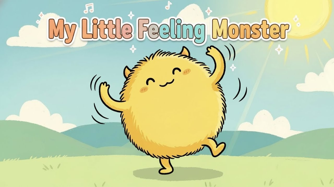 My Little Feeling Monster | Kids Emotion Song for Toddlers | Color ...