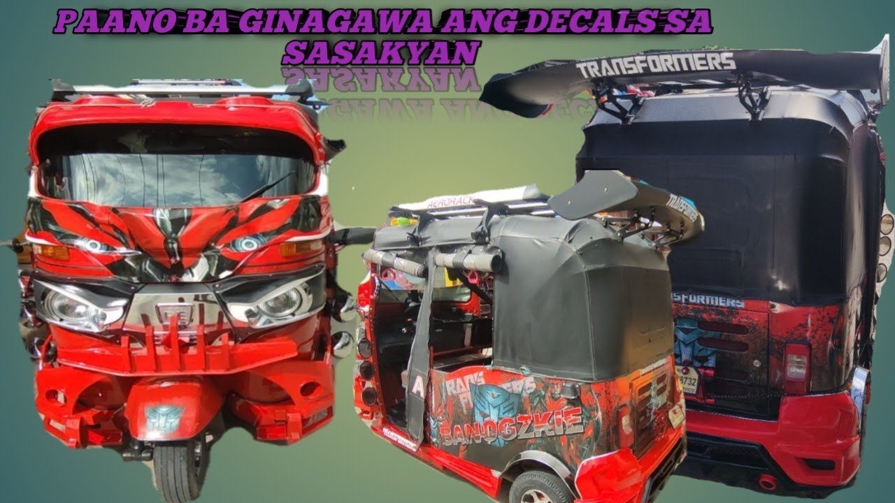 BAJAJ RE MODIFICATION DECALS ANG ACCESSORIES - YouTube