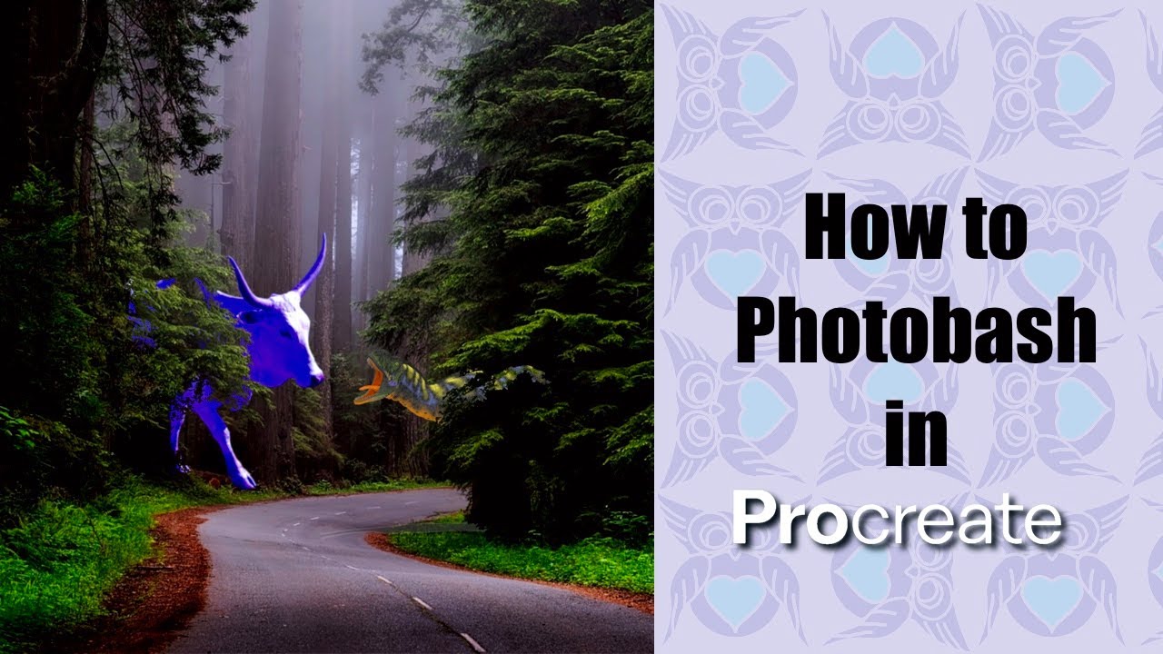 How to Photobash in PROcreate - YouTube