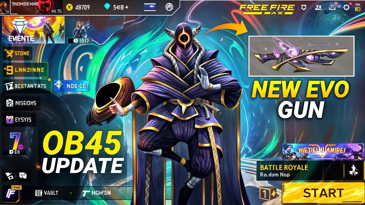 Ob45 Update Free Fire l Free Fire New Event l Ff New Event l Ob 45 ...