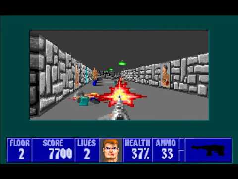 MS-DOS Wolfenstein 3D - YouTube