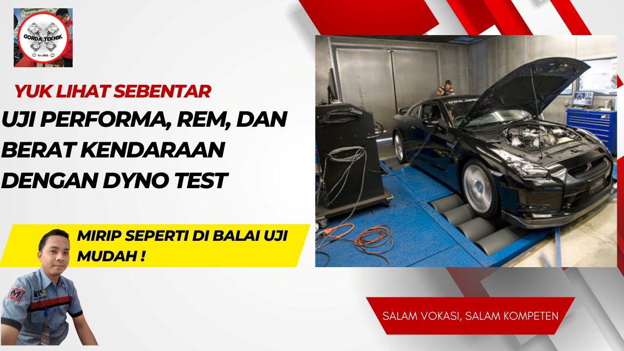 Uji Performa Kendaraan Dengan Dyno Test, Mudah !! - YouTube