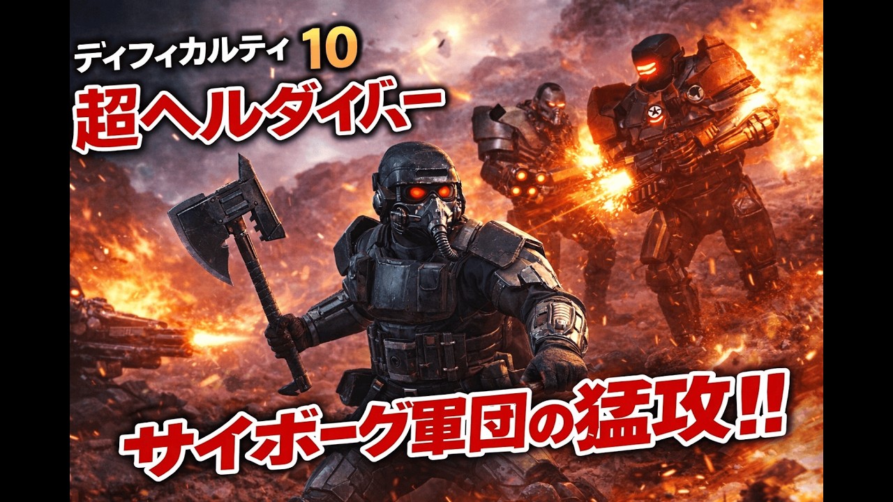 Helldivers 2 Difficulty 10 – Super Helldiver Cyberstan Cyborg - YouTube