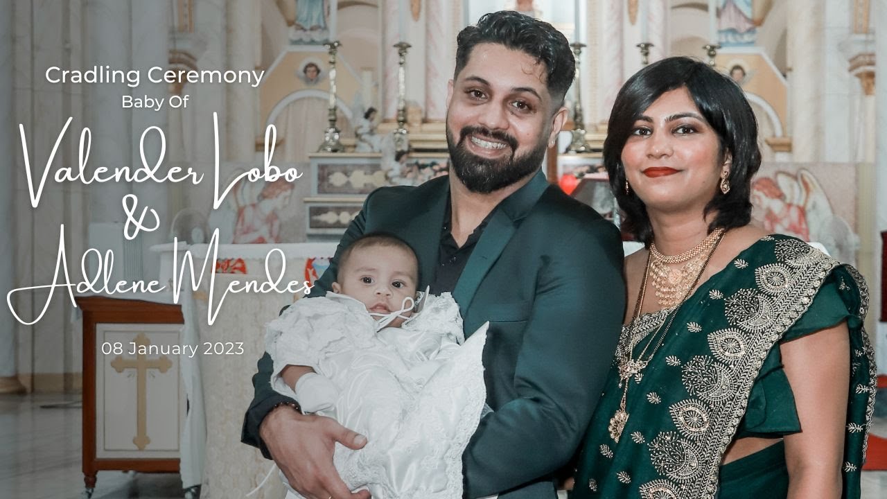 Cradling Ceremony | Baby of Adlene Mendes and Valender Lobo - YouTube