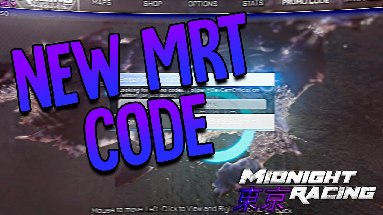 *NEW* MRT Promo Code | Midnight Racing: Tokyo - YouTube