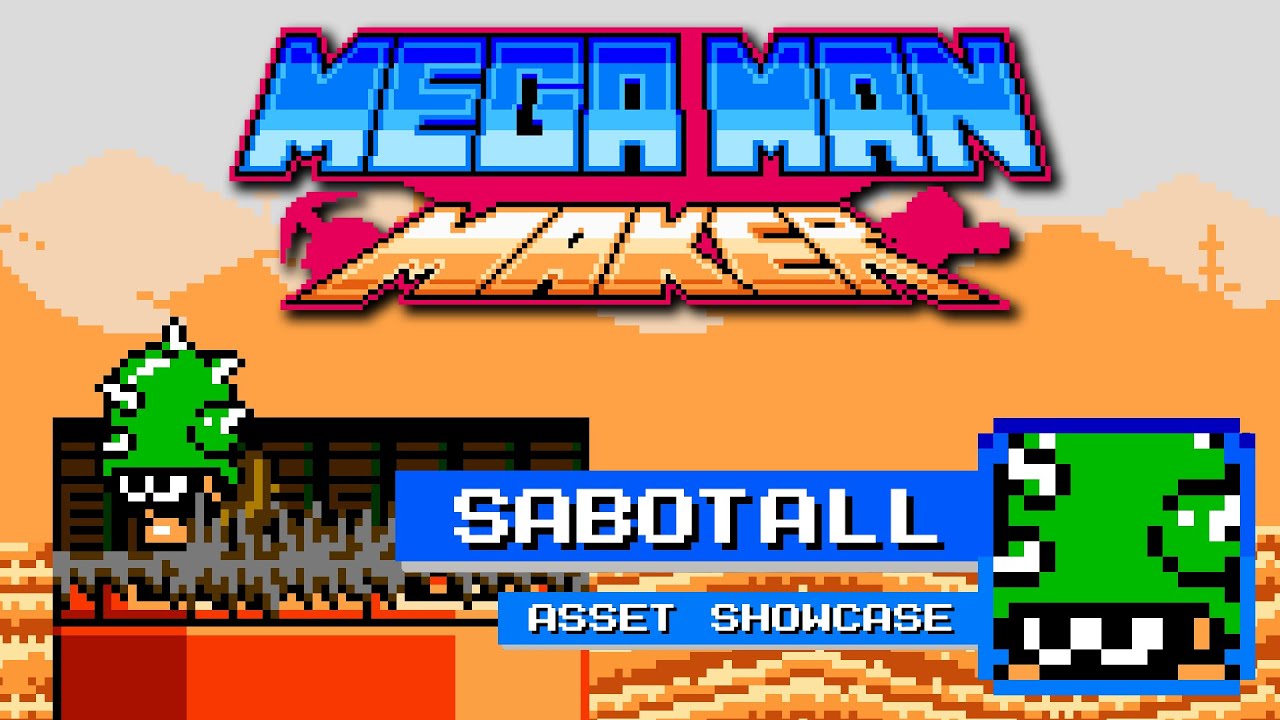 Mega Man Maker - Sabotall - New Enemy for 1.10 - YouTube
