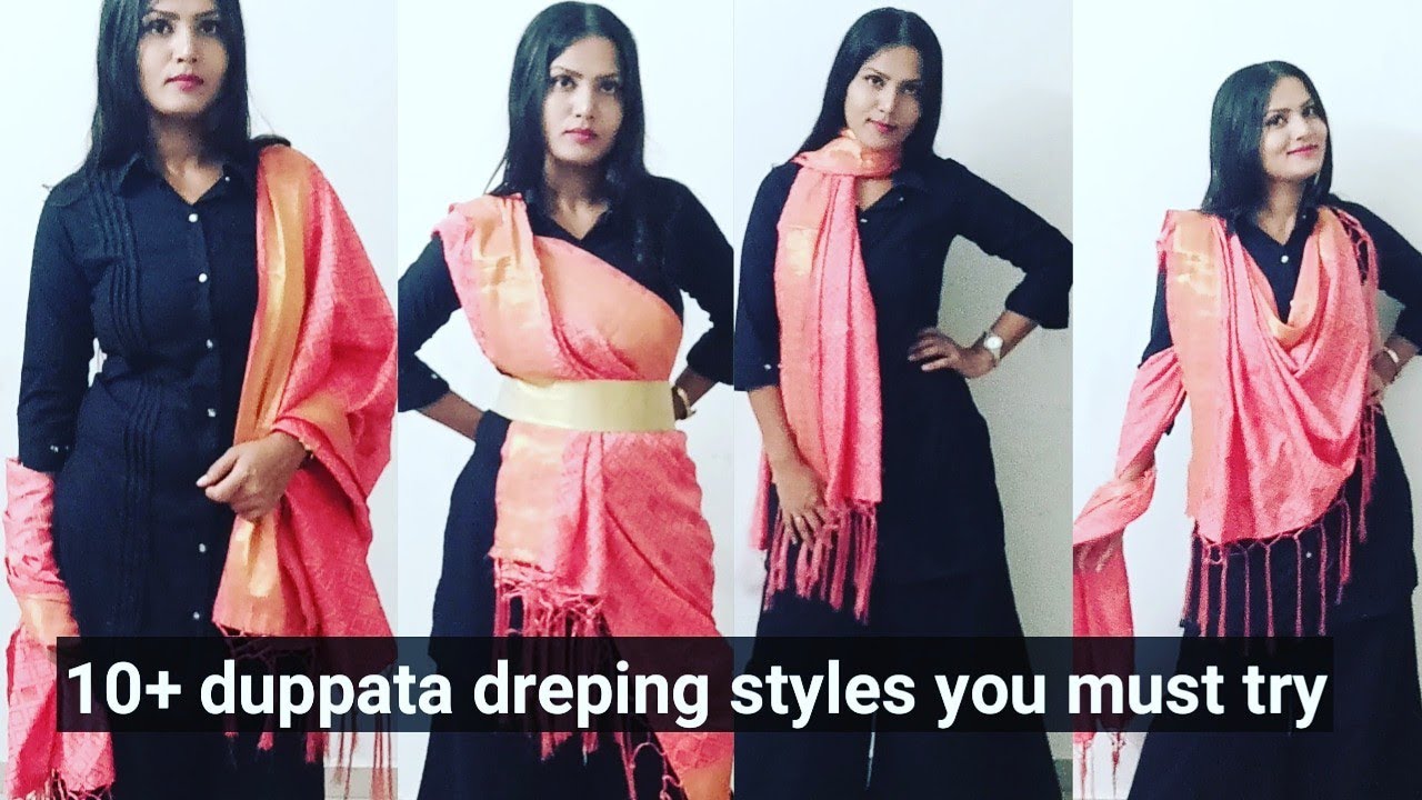 how to wear duppata perfectly.must try dupatta styles.how to drep ...