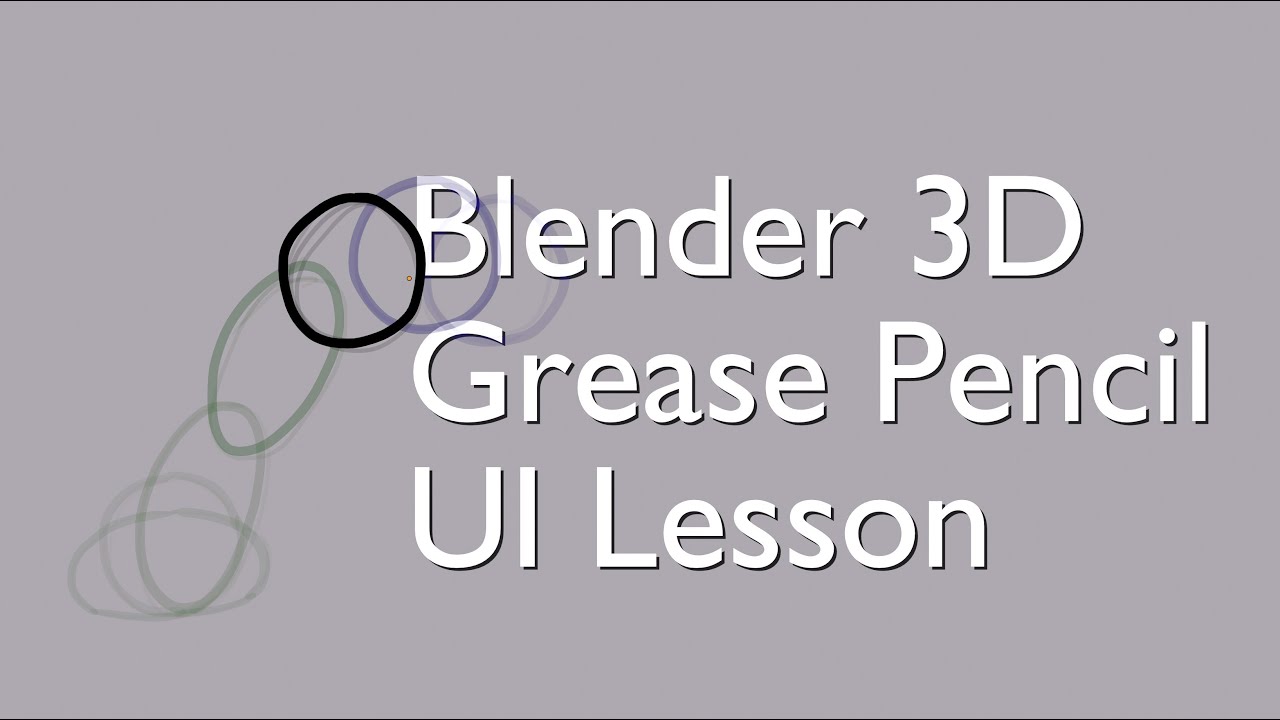 Grease Pencil UI Lesson and MacOs Fix with Fill Brush - YouTube