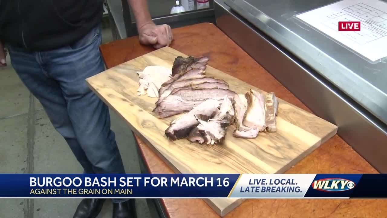 The traditional meats of Burgoo ahead of Burgoo Bash 2024 - YouTube