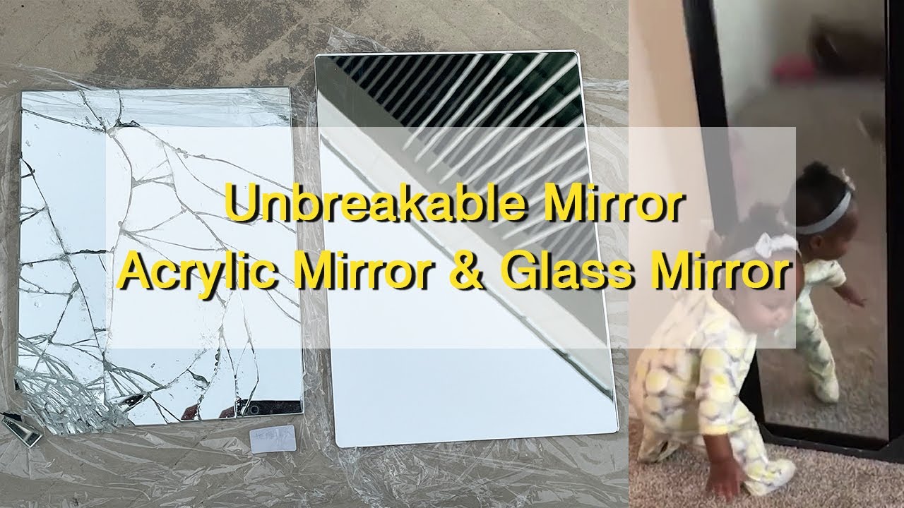 Goodsense Acrylic Mirror: Safety Unbreakable Mirror - YouTube
