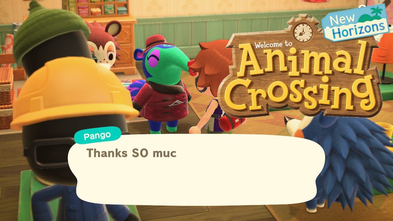 Pango with here new hat - Animal Crossing: New Horizons - Day 70 Part ...