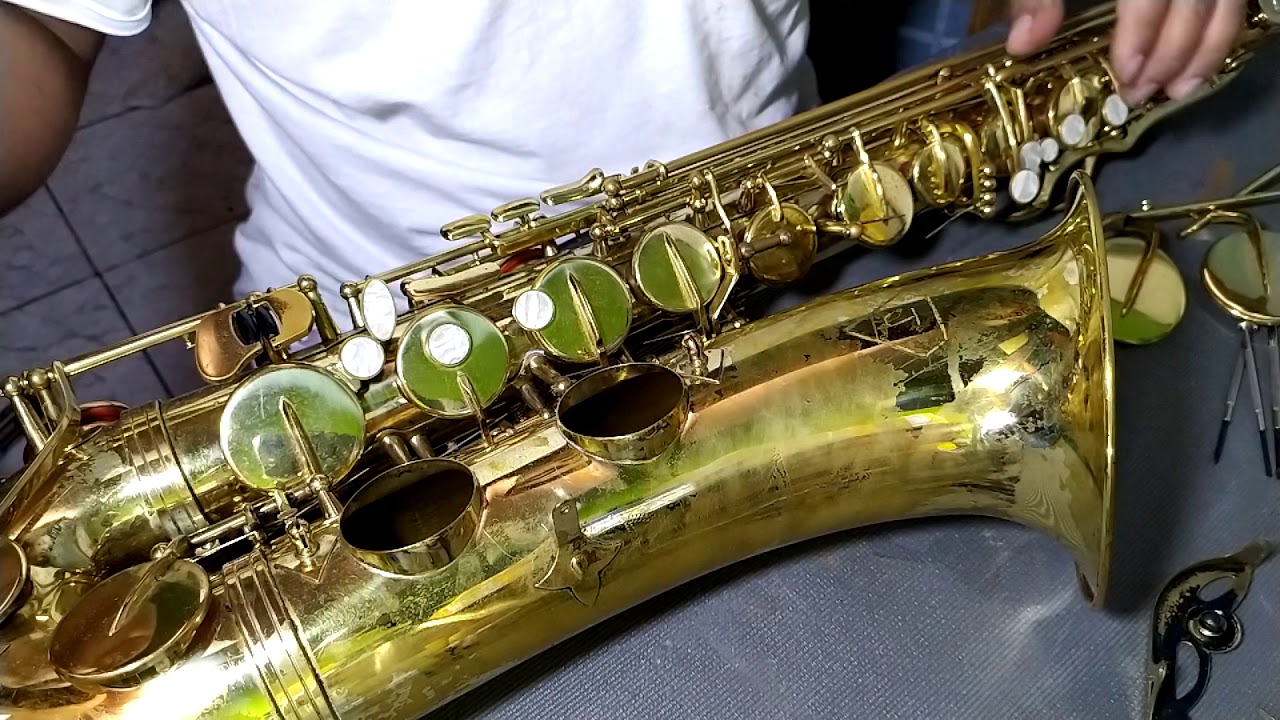 como desarmar un saxofón en menos de 25 minutos/ y en 3 sencillos pasos ...