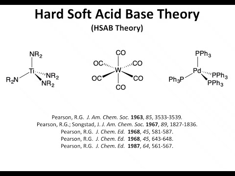 Hard Soft Acid Base (HSAB) Theory