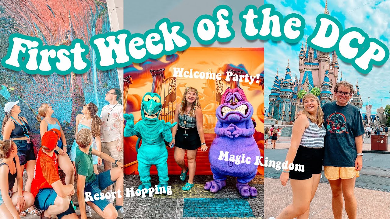 FIRST WEEK OF THE DCP VLOG | Disney College Program 2022 - YouTube