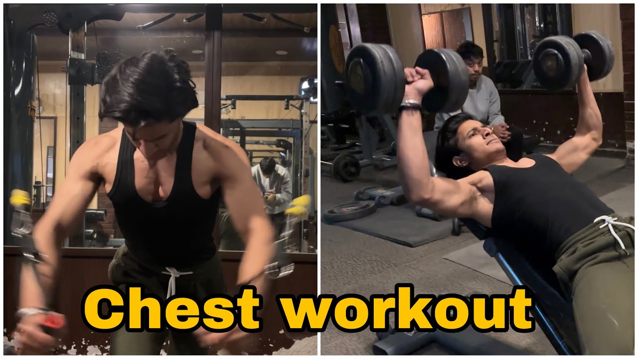 Aaj kari chest ki exercise gym me 💪🏋️‍♀️ - YouTube