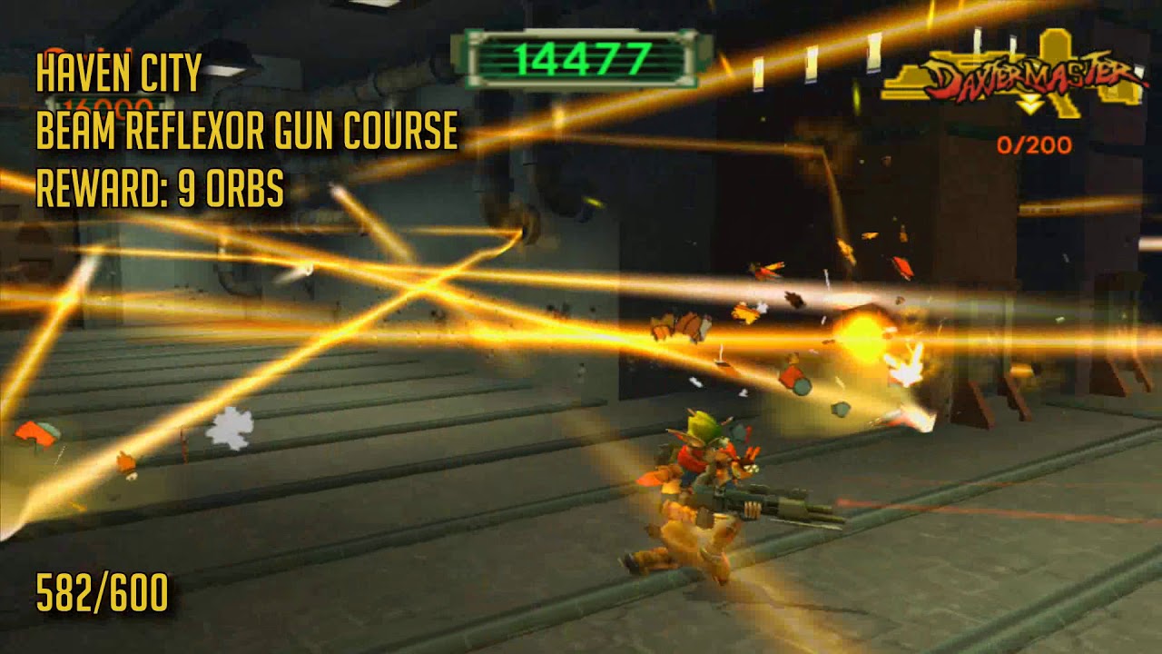 Jak 3 - 600 Precursor Orbs Guide 75 - Gun Course Game | Beam Reflexor ...
