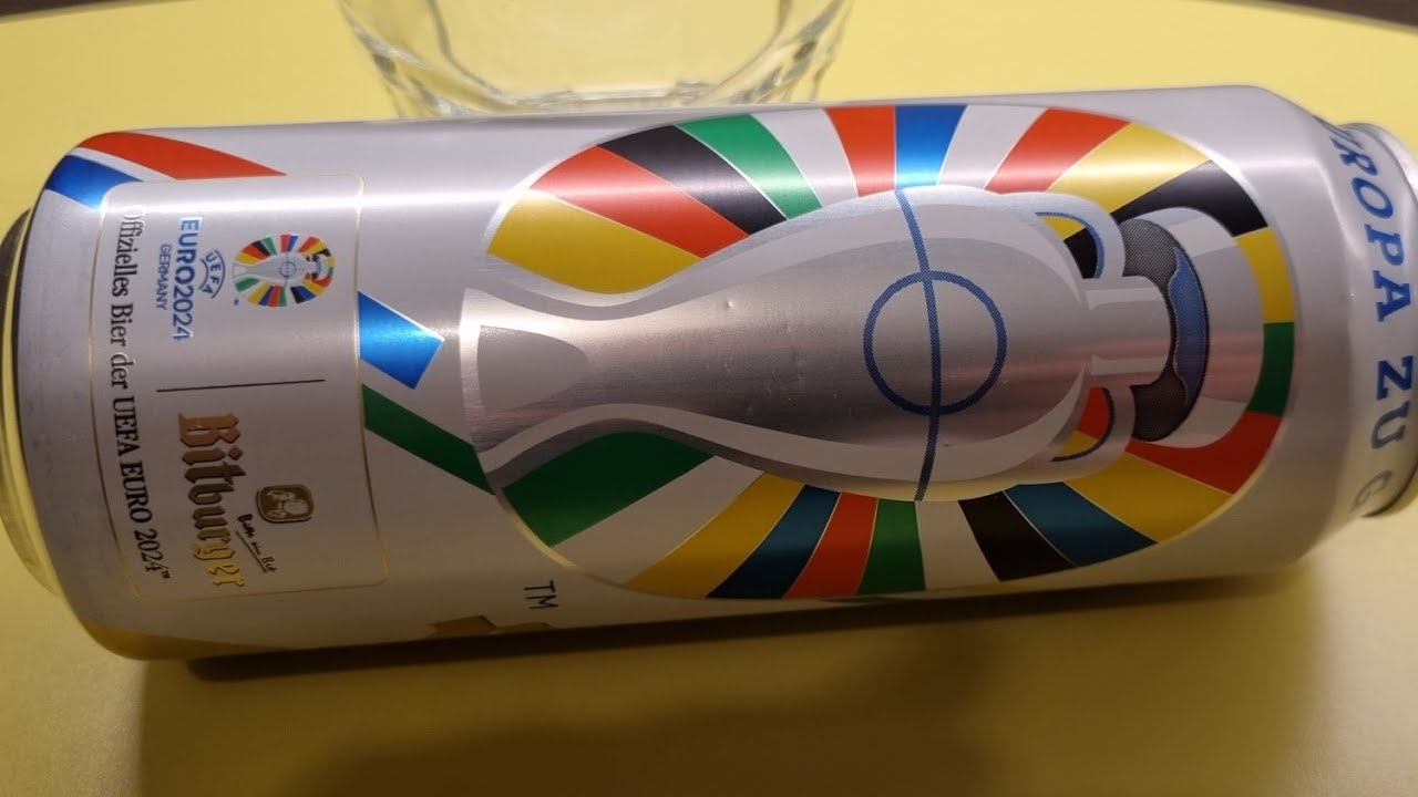 Bitburger premium pils uefa euro 2024 Beer Unboxing - YouTube