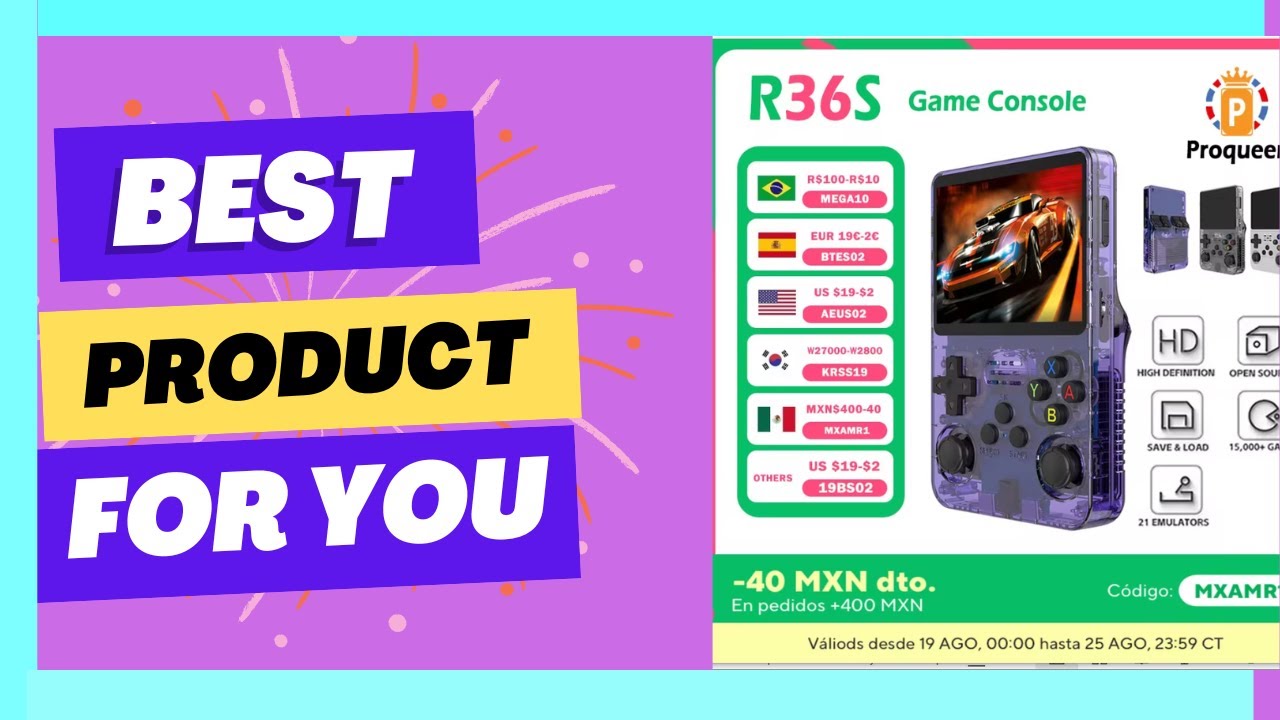 R36S Handheld Game Console R35s Plus Video - YouTube