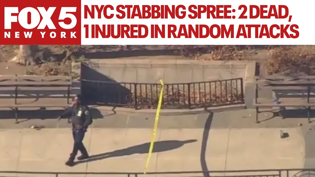 NYC stabbing spree: 2 dead, 1 injured in random attacks - YouTube