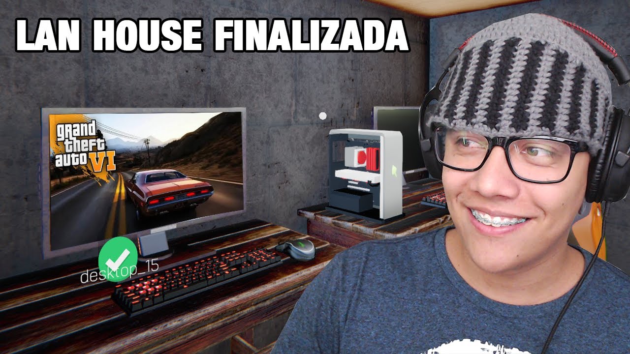 A LAN HOUSE ESTÁ COMPLETA - Internet Cafe Simulator - YouTube