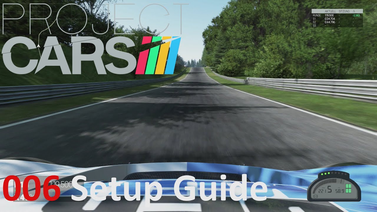 Project CARS [006] Setup Guide | die Stoßdämpfer Komplexität - YouTube