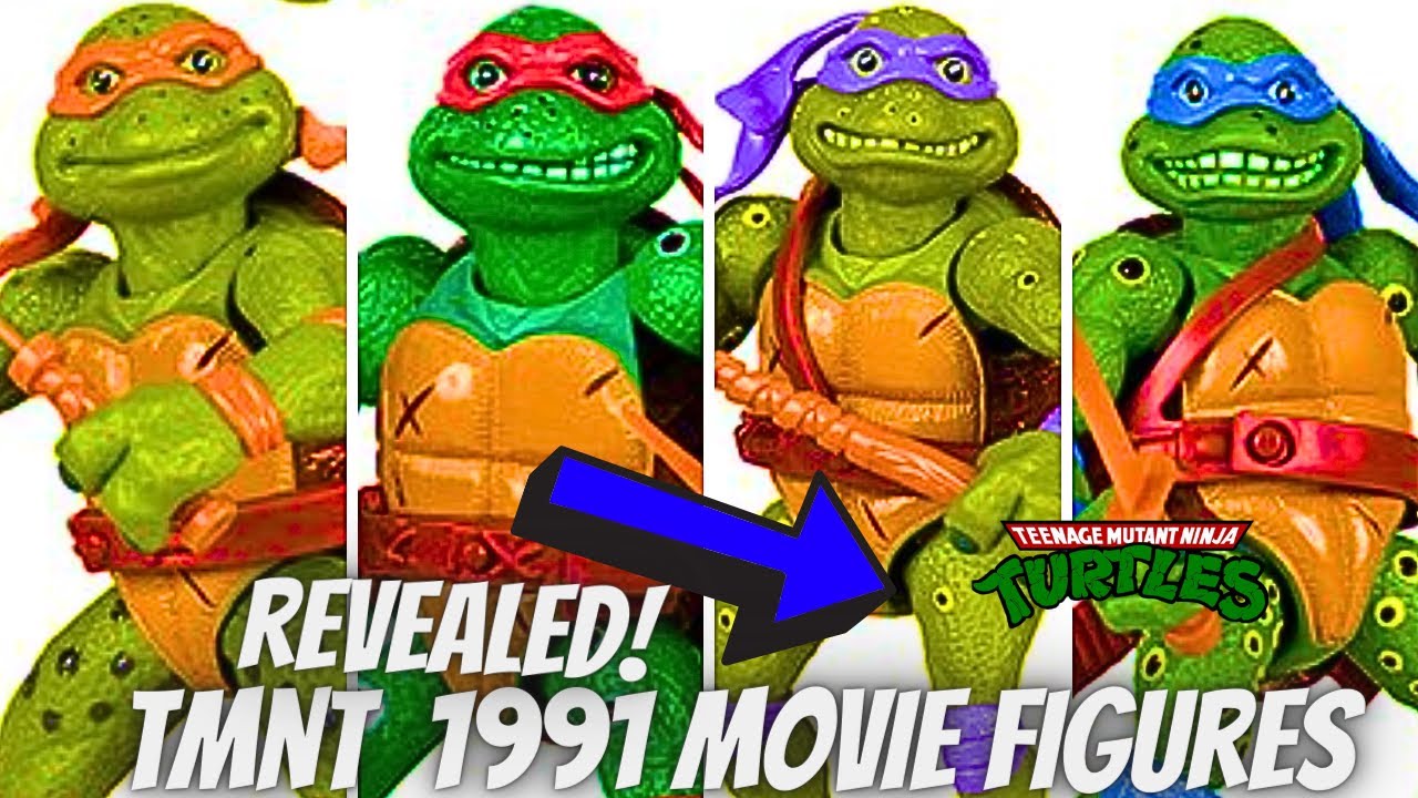 TMNT 1991 Movie Figures Revealed!! - YouTube