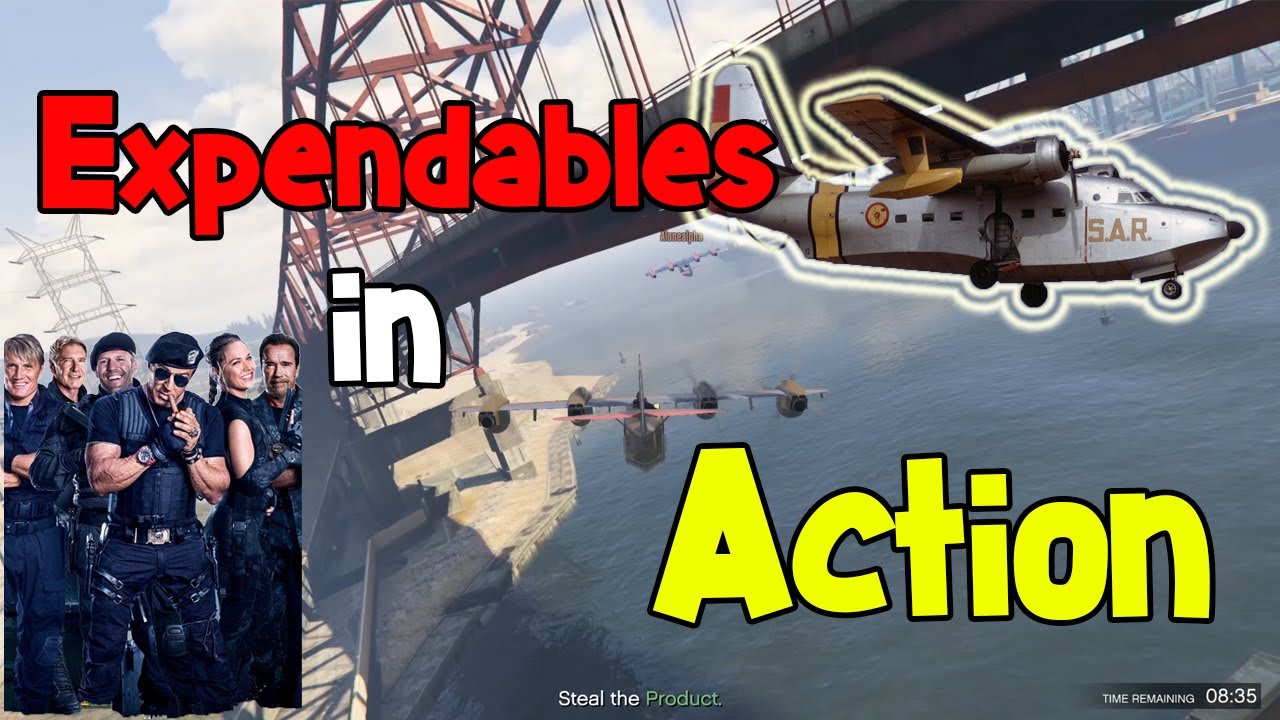 Expendables Plane - GTA V ONLINE - YouTube