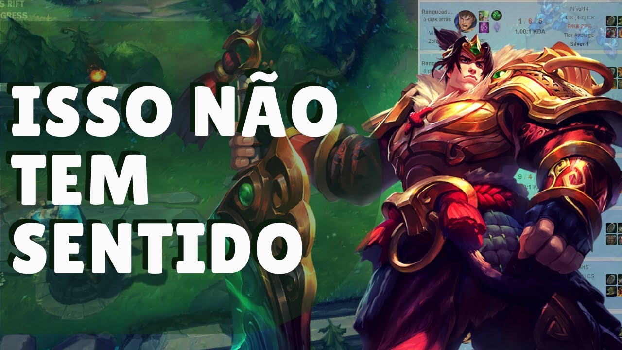 O JOGADOR DE LEAGUE OF LEGENDS QUE DECIDIU SER MAIN CURAR E TELEPORTE ...