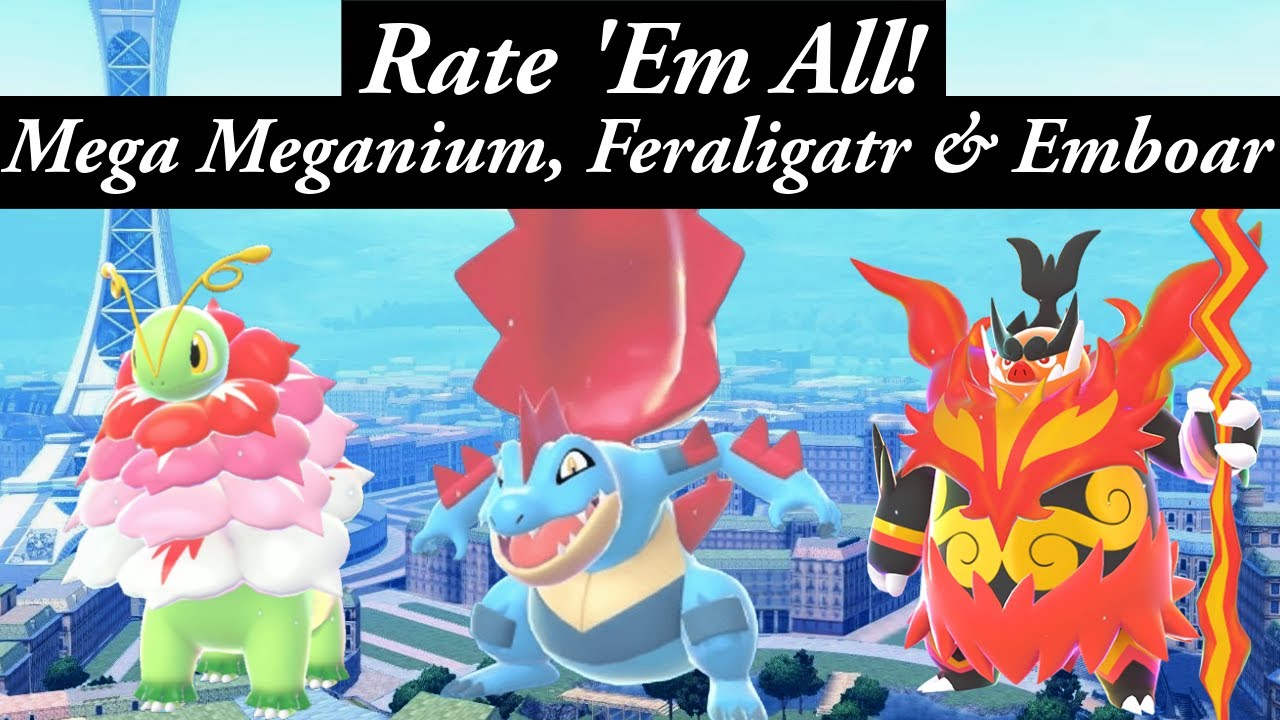 Legends ZA STARTER'S MEGA Evolutions! RATE 'EM ALL! - YouTube