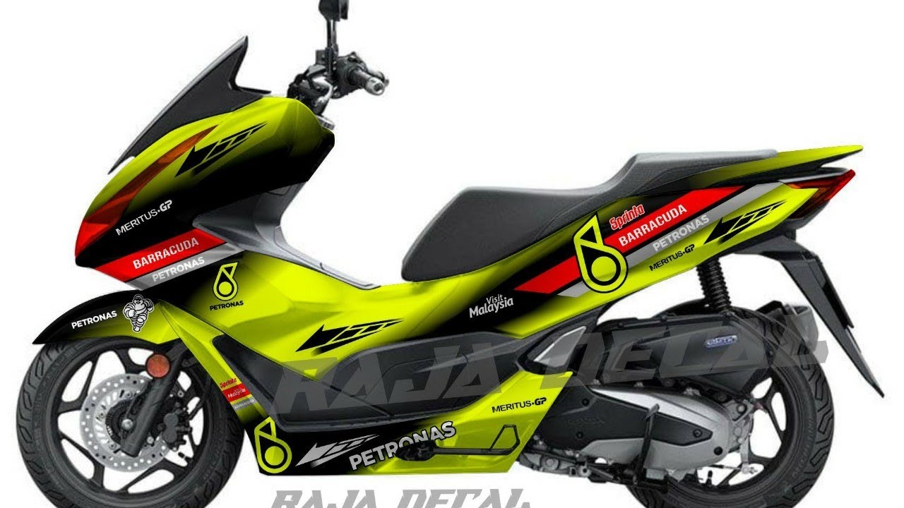 Modifikasi Sticker Honda PCX 160 New Tahun 2021 - YouTube