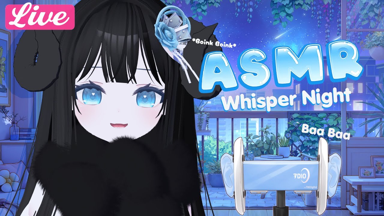 ASMR 💕 Whisper Night [Vtuber | 3D] - YouTube