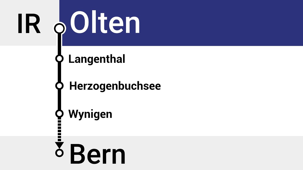 BLS Ansagen » IR17 Olten — Bern (2023) | MIKA | SLBahnen - YouTube