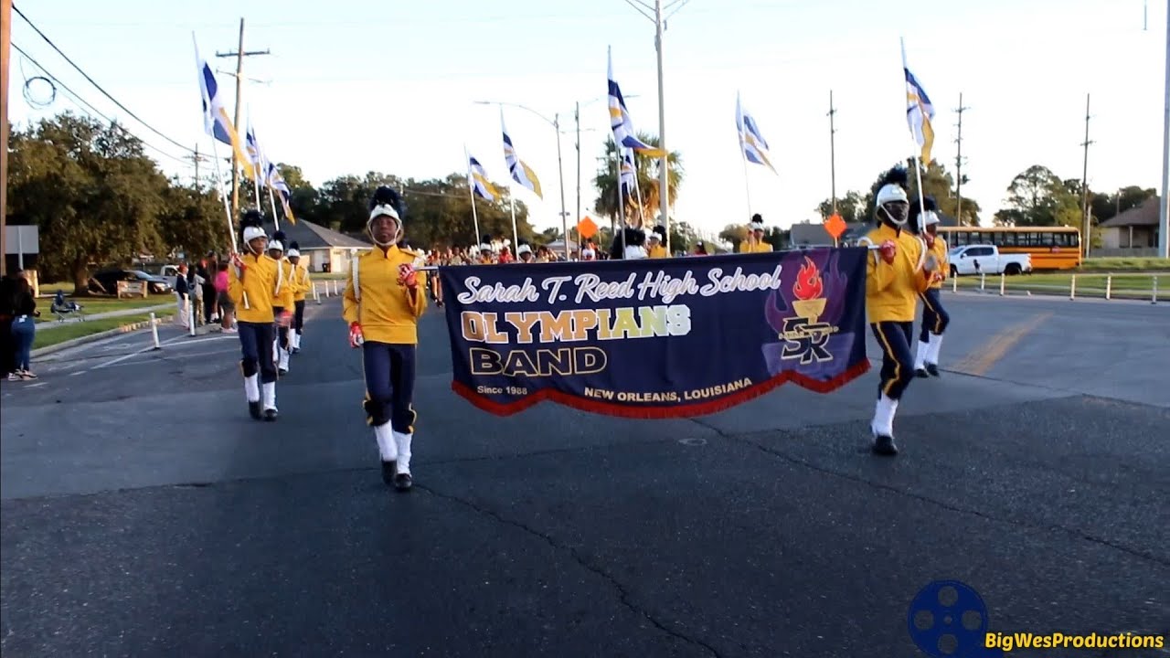 Sarah T Reed Marching Band Homecoming Parade Highlights and Marching In ...